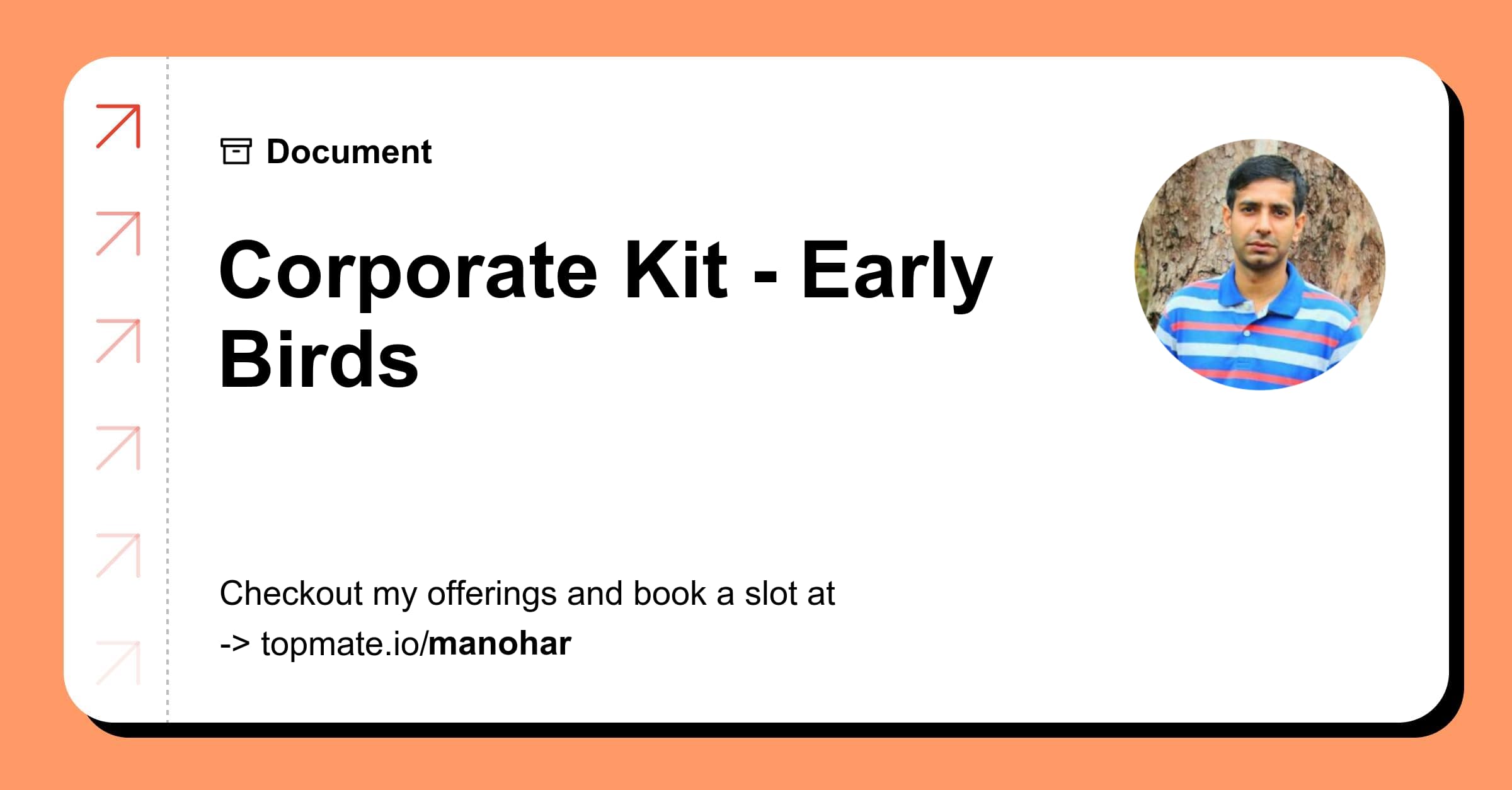 Corporate Course + WhatsApp referral group 1 yr with Manohar Batra Corporate Course + WhatsApp referral group 1 yr with Manohar Batra